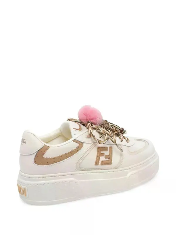 Fendi Leather Platform Sneakers
